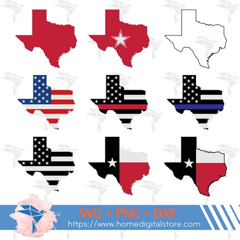 Texas Map Svg Png Dxf