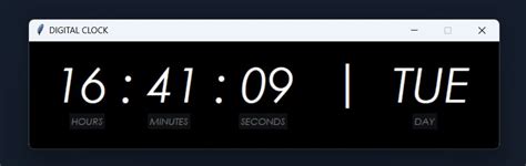 Viraj Chhayani On Linkedin Pythonprojects Digitalclock