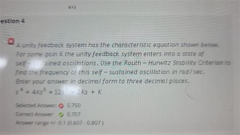 solved a unity feedback system has the characteristic