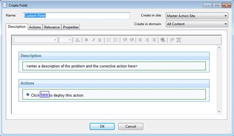 Create Fixlet Or Task