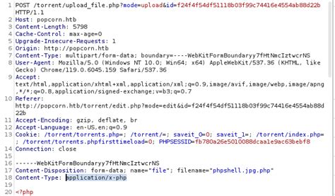 Popcorn Hackthebox Writeup Cyber Journaling