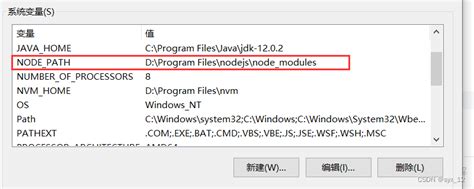 Nodejs环境变量配置问题记录