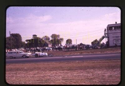 1960 Drag Racing Starting Line Tower Vintage 35mm Race Slide Ebay