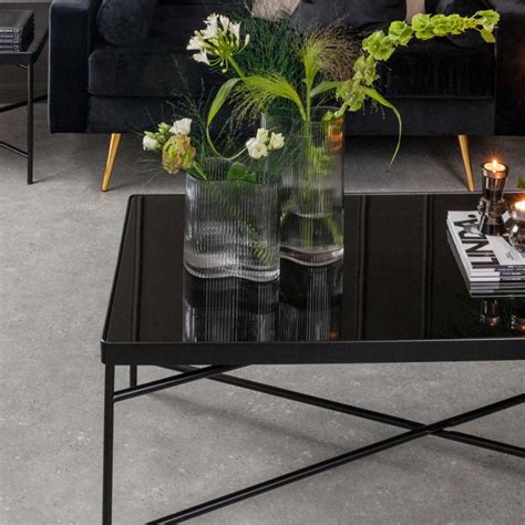 Grande Table Basse Carrée Noire Pour Salon Grande Table Basse Carrée Noire Pour Salon