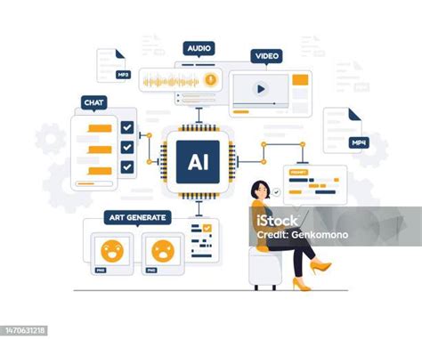 창조 된 인공 지능은 프롬프트 Ai 서버 및 신경망 사고로 로봇 기술로 예술을 생성합니다 디지털 두뇌는 빅 데이터 개념 그림을