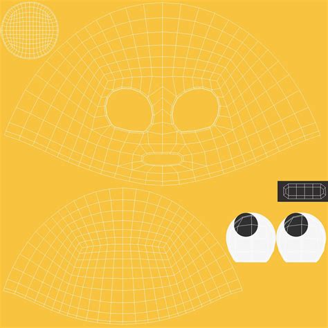 eye roll android emoji 3d model 11 3ds blend c4d fbx max ma