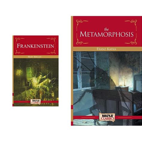 Buy Frankenstein Metamorphosis Franz Kafka Maple Classicsset Of