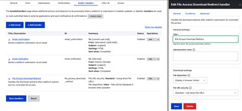 File Access Via Webform Drupal Org