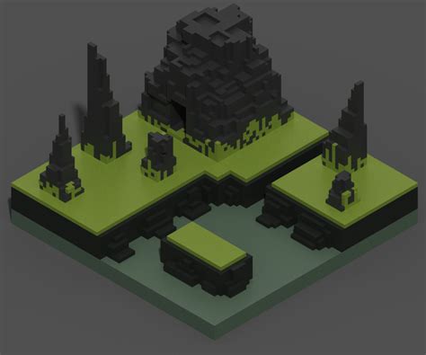 Voxel Terrain CGTrader