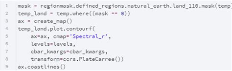 Python空间绘图 Regionmask掩膜操作示例 腾讯云开发者社区 腾讯云
