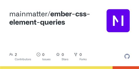 Github Mainmatterember Css Element Queries