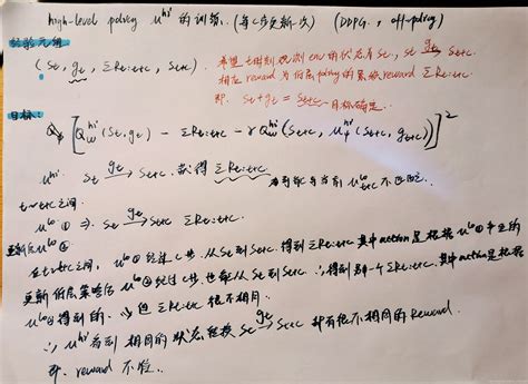 分层强化学习 Data Efficient Hierarchical Reinforcement Learning（hiro）（neurips