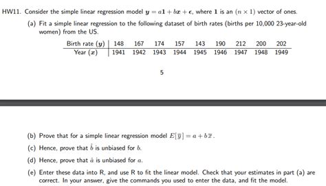 solved consider the simple linear regression model y a1 bx elon