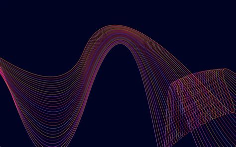 Free Vector Wave With Shadow Abstract Red Lines On A Background