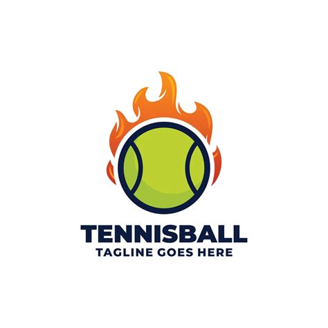 Tennis Logo Design Vector Illustration 14730239 Vector Art At Vecteezy