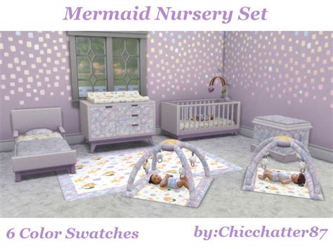 The Sims Resource Mermaid Nursery Set