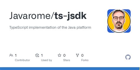 GitHub Javarome Ts Jsdk TypeScript Implementation Of The Java Platform