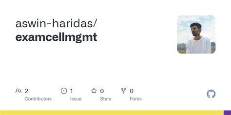 Github Aswin Haridasexamcellmgmt