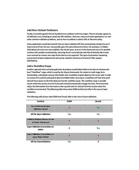 Sample Software Gap Analysis
