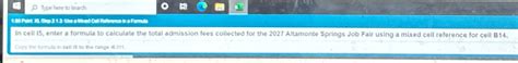 Solved Type Here To Search In Cell Enter A Formula To Chegg Com