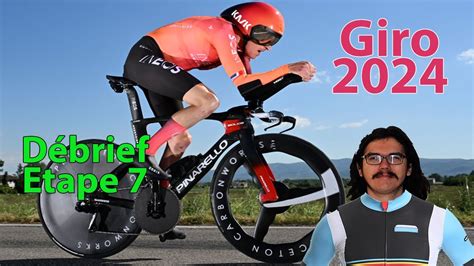🚴‍♂️giro 2024🇮🇹 Etape 7 Débrief Pogacar Thomas Bardet Tiberi