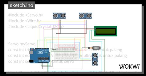 Parkir Slot Otomatis Wokwi Esp32 Stm32 Arduino Simulator