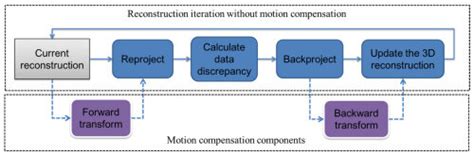 The Main Steps Of The Reconstruction Iteration With Motion Compensation