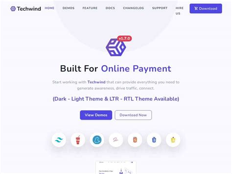 Techwind Tailwind CSS Премиум Шаблоны Bootstrap BootstrapТема