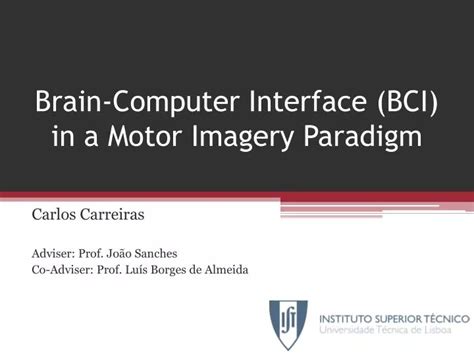 PPT Brain Computer Interface BCI In A Motor Imagery Paradigm PowerPoint Presentation ID