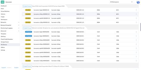 [bug] when enable network controller in pci devices passthrough the