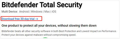 Bitdefender Total Security Download Install For Windows Mac MiniTool Partition Wizard