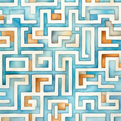 Premium Ai Image Greek Meander Pattern A Geometric Motif Used In Architecture And Art Illustration