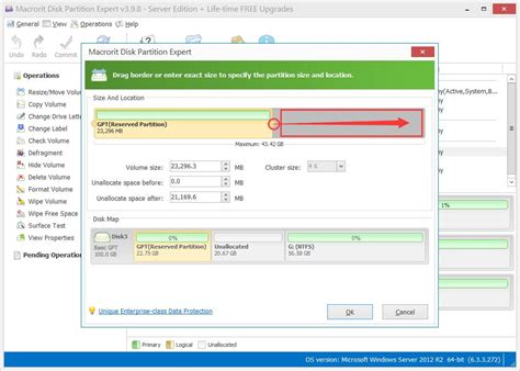expand system reserved partition server 2008