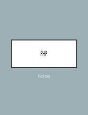 Php Revision Exercises Pdf PHP Practical Activity EXERCISE ONE Write A Program To Create