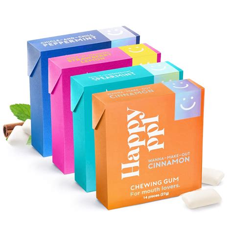 Happy Ppl Happy Ppl Gum Chewing Gum Natural Gum Pack