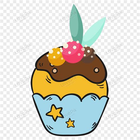 달콤한 컵케익 그림 Png 일러스트 무료 다운로드 Lovepik