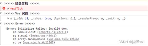 Ecarts报错initialize Failed Invalid Domvite 如何使用echart出现mainjs17