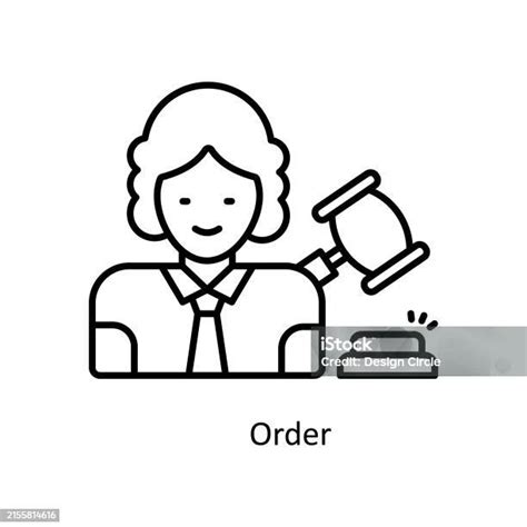 순서 벡터 윤곽선 아이콘 스타일 그림입니다 흰색 배경에 디자인 및 개발 기호입니다 Eps 10 파일 경영자에 대한 스톡 벡터 아트 및 기타 이미지 Istock