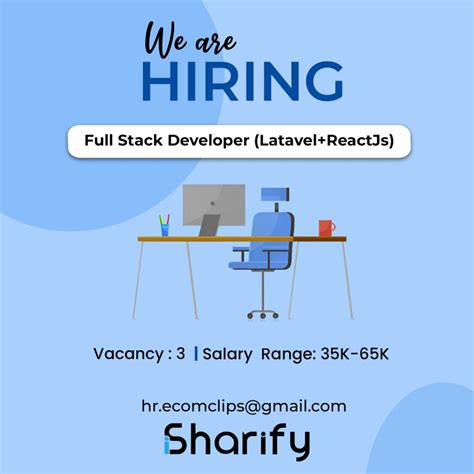ripon ghosh on linkedin we are hiring full stack laravel react