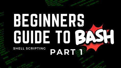 beginners guide to bash scripting credibledev