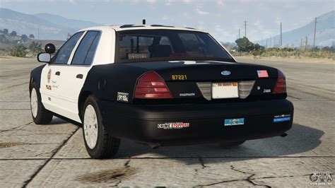 Ford Crown Victoria Lapd Raisin Black Para Gta 5