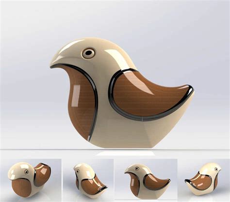 Entry 16 By Marcosazer For 3d Fusion 360 Model For Simple Bird