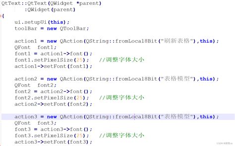 qt中的qtoolbar 与 qaction的基本应用方法 qt qtoolbar qaction csdn博客