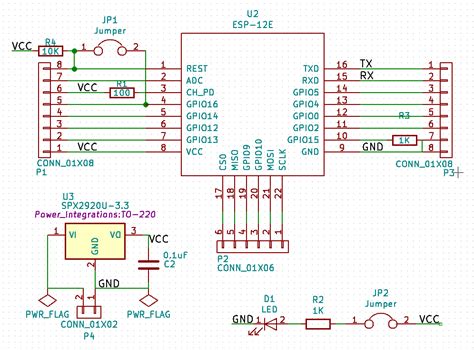 Esp8266 Esp Breakout Pcb Design Kicad Questions Electrical