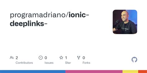 Github Programadrianoionic Deeplinks