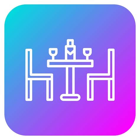 Premium Vector Dining Table Vector Icon Can Be Used For Interior Iconset