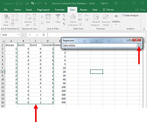 Dummy Coded Regression In Excel Dr Matt C Howard