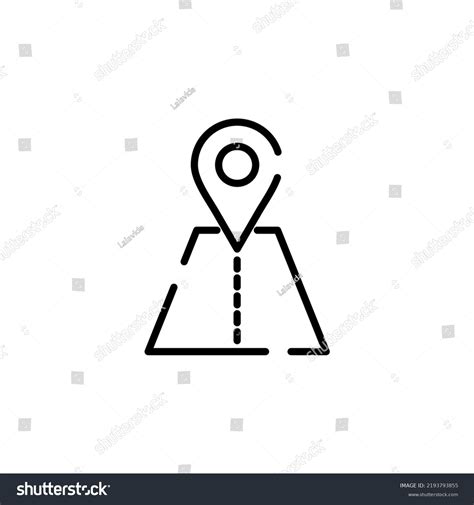Gps Map Navigation Direction Dotted Line Stock Vector Royalty Free Shutterstock