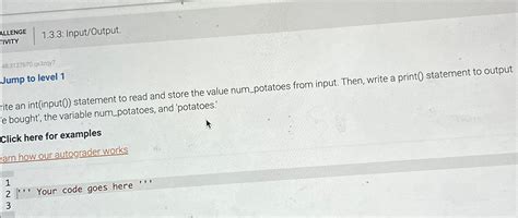 Solved 133 Inputoutput483127670 ﻿ax3zqy7jump To Level