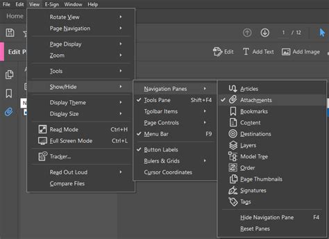 pdf attachment path embedded file path adobe product community
